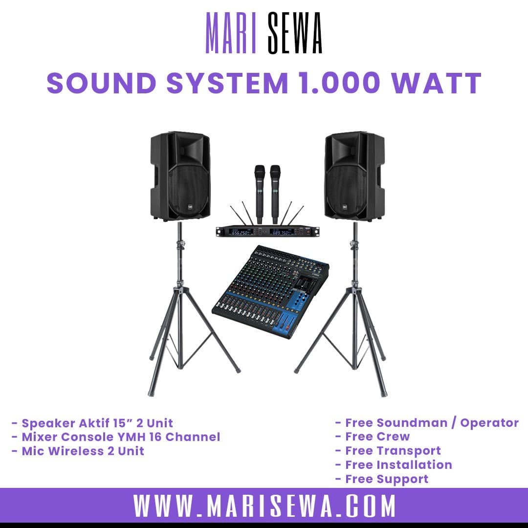 ️SEWA SOUND SYSTEM 1.000 WATT HARGA MURAH TERBAIK - Mari Sewa